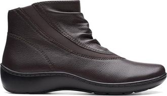 Clarks Femme Cora Derby Botte Tendance, Marron, 39.5 EU