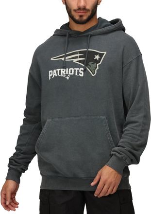 Recovered Clothing Hoody - Chrome New England Patriots Washed - S