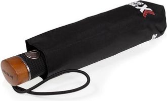 Isotoner Parapluie poignée travaillée, noir