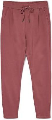Vero Moda Loose Pant Vmeva MW Noos Pantalon String Ample, Rose/Marron, M / 34L Femmes