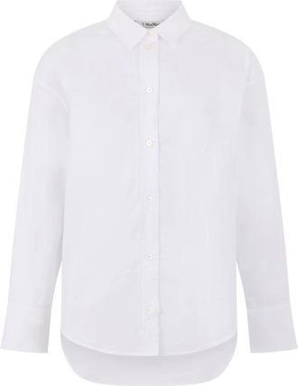 Max Mara Femme, Blouses et Chemises, Blanc, Taille: 36 FR Chemise &agrave; manches longues