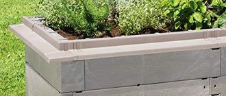 Juwel Juwel Schneckenkanten f&uuml;r Hochbeet Timber (6 Bausteine, Schneckenabwehr, f&uuml;r eine 3,6 m Umrandung, Farbe Nordic Wood, l&uuml;ckenlose Schnecken-Abwehr) 204