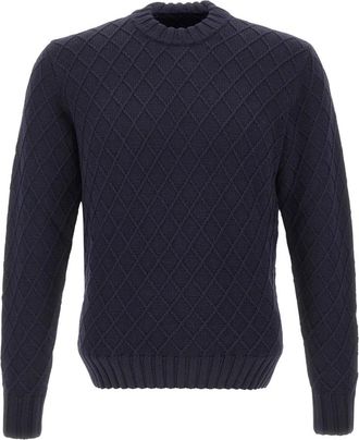 FILIPPO DE LAURENTIIS Pull Col Rond ML - Homme - Pulls - Bleu - Taille: 2XL