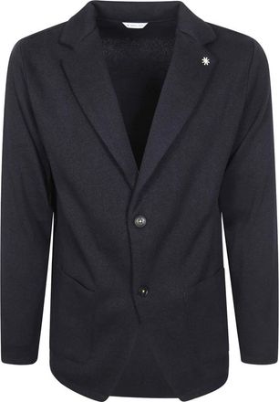 Manuel Ritz Homme, Vestes, Noir, Taille: M Veste crois&eacute;e