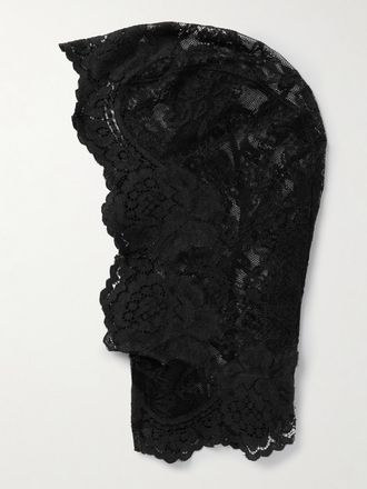 Valentino Garavani Cagoule En Dentelle - Noir