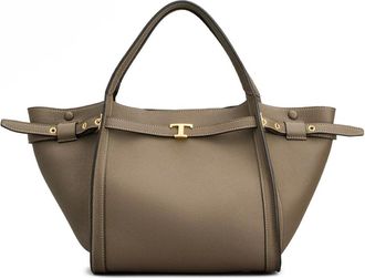 Tod's T Signature Shopping Bag Small - - Bags - Damen - Grau - ONE SIZE