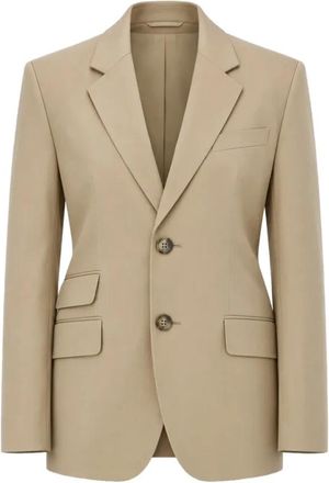 Ami Blazer Kaki 2 Boutons - Femme - Vestes - Beige - Taille: 36 FR