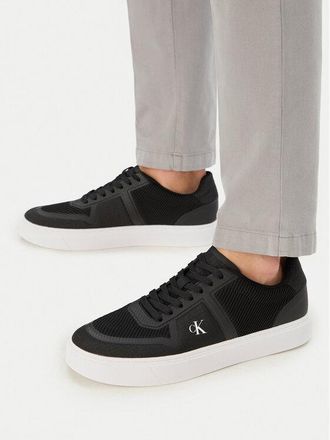 Calvin Klein Sneakers Claccic Cups Laceup Knit HM0HM02130 Schwarz