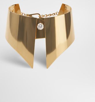 Dolce & Gabbana Steife Hemdkragen-kette Aus Metall - Frau Bijoux Gold Metall Onesize