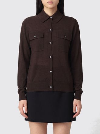 Parosh Cardigan P. A.R. O.S. H. aus Woll-Seide-Kaschmir-Mix mit aufgesetzten Taschen