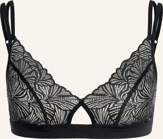 erlich textil Erlich Textil Bustier Fluid Lace Cut-Out Bralette schwarz