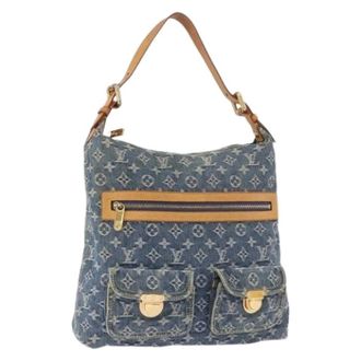 Louis Vuitton Pre-owned Monogram Denim Schultertasche - - Pre-owned - Damen - Blau - ONE SIZE