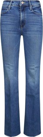 Mother Femme, Jeans, Bleu, Taille: W30 The Doozy Sneak Fray Flare