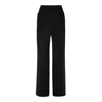 Tom Ford Schwarze- ausgestellte High-Waist-Hose - - Trousers - Damen - Schwarzk - S