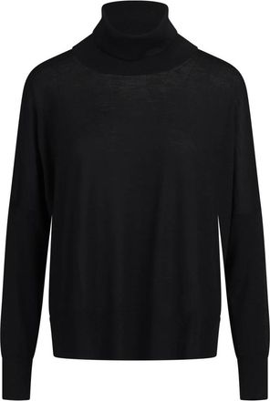 Gran Sasso Pull &agrave; col roul&eacute; - Femme - Pulls - Noir - Taille: 42 FR