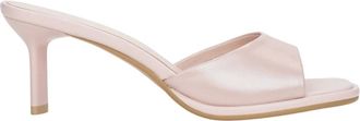 Estro & Luminara Femme, Chaussures, Rose, Taille: 38 EU Mules &agrave; Talons en Cuir