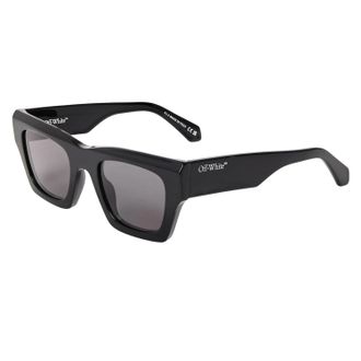 Off-white Off White - Davie Quadratischer Rahmen-Sonnenbrille f&uuml;r Damen (Dunkelgrau)