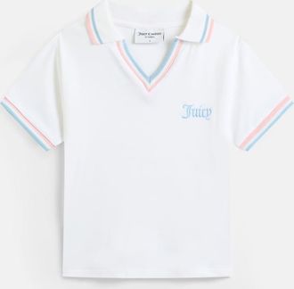 Juicy Couture Polo court - Blanc