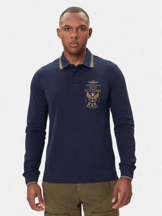 Aeronautica Aeronautica Militare Poloshirt 252PO1896UP00173 Dunkelblau Regular Fit