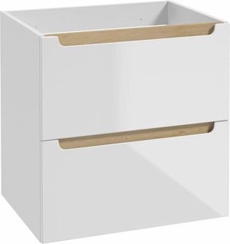Puma Naturel - Meuble de salle de bain suppl&eacute;mentaire Stilla 60x60x45 cm blanc (STILLAB06005)