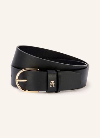Tommy Hilfiger Lederg&uuml;rtel schwarz