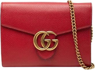 Gucci Pre-owned Wallet on Chain - Femme - Pre-owned - Rouge - Taille: ONE Size