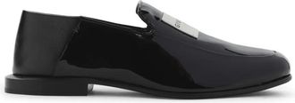 Givenchy Calf Leather Loafers With Glossy Finish - Gr. 38,5 (EU) - in Schwarz