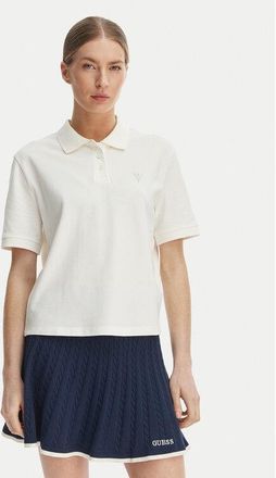 Guess Poloshirt V6GP11 K3278 Wei&szlig; Regular Fit