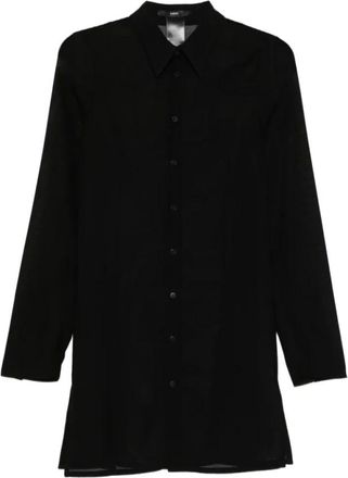 SAPIO Sapio, Femme, Robes, Noir, Taille: 40 FR Camicia Lunga Shirt Dress