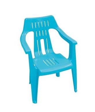 Gi&ograve;Style Stuhl Baby Gi&ograve; | Hellblau | H&ouml;he 55 cm | Polypropylen | Made in Italy