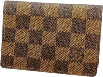 Louis Vuitton unisex, Pre-owned, Brun, Taille: ONE Size Porte-cartes Vintage en Toile Pre-owned