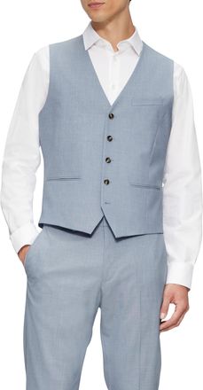 s.Oliver s.O Pure: Anzug-Weste mit feiner Webstruktur