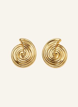 Missoma Missoma Ohrstecker Spiral Small Stud Earrings By Glambou gold