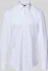 HUGO BOSS Slim Fit Businesshemd aus reiner Baumwolle Modell H-HANK-K