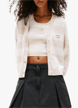 Tommy Hilfiger Cardigan ray&eacute; en coton
