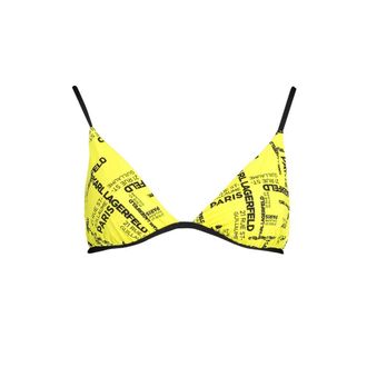 Karl Lagerfeld Femme, Maillots de bain, Jaune, Taille: 36 FR Maillot de Bain Triangle