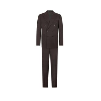 Brooks Brothers Wollanzug mit doppelreihiger Knopfleiste - - Suits - Herren - Braun - M