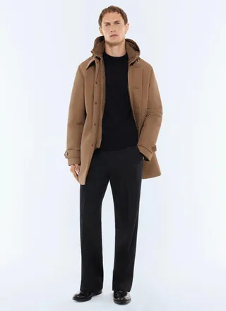 Fursac Parka matelass&eacute;e en toile d&eacute;perlante - Taille XXL - Homme