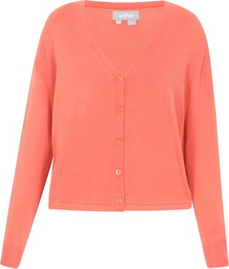 Usha Strickjacke Frauen Aprikose