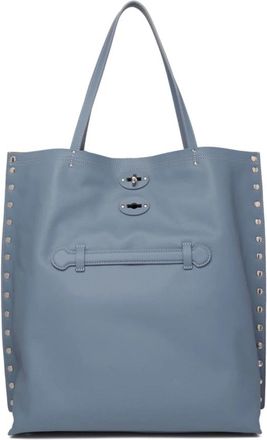 Zanellato Femme, Sacs, Bleu, Taille: ONE Size Aspasso Medium Tote