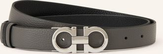 Ferragamo Ferragamo Lederg&uuml;rtel Zum Wenden grau