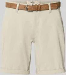 Redefined Rebel Bermudas mit G&uuml;rtel und Eingrifftaschen Modell NEBRASKA