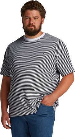 Tommy Hilfiger Herren T-Shirt Kurzarm Essential Regular Fit aus Baumwolle, Weiß (White/Desert Sky), 3XL