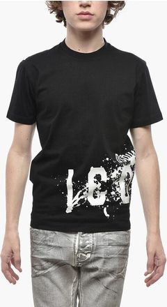 Dsquared2 Cotton Crewneck T-Shirt ICON SKETCH size Xs