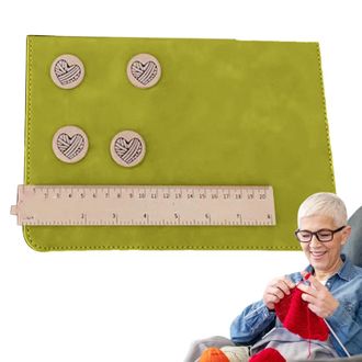 Generic Musterhalter Strick - praktisches Zubeh&ouml;r f&uuml;r H&auml;kel- und Stickprojekte, Strickkissen f&uuml;r Musterverwaltung, &uuml;bersichtliche Aufbewahrung, ergonomisches 