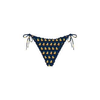 MC2 Saint Barth Femme, Maillots de bain, Multicolore, Taille: 42 FR Bas de bikini br&eacute;silien imprim&eacute; canard