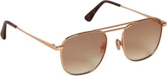 Golden Goose unisex, Accessoires, Brun, Taille: ONE Size Roger Aviator Lunettes de soleil