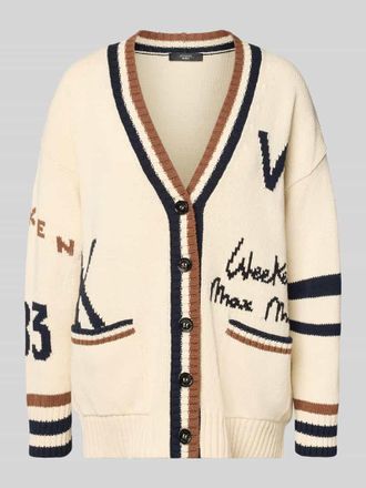 Max Mara Oversized Strickjacke aus Baumwoll-Mix Modell BLASONE