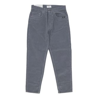 Amish Samt Arbeitsanzug Anthrazit - - Trousers - Herren - Grau - W36