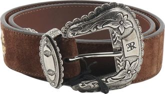 Ermanno Scervino Femme, Accessoires, Brun, Taille: 75 CM Ceintures